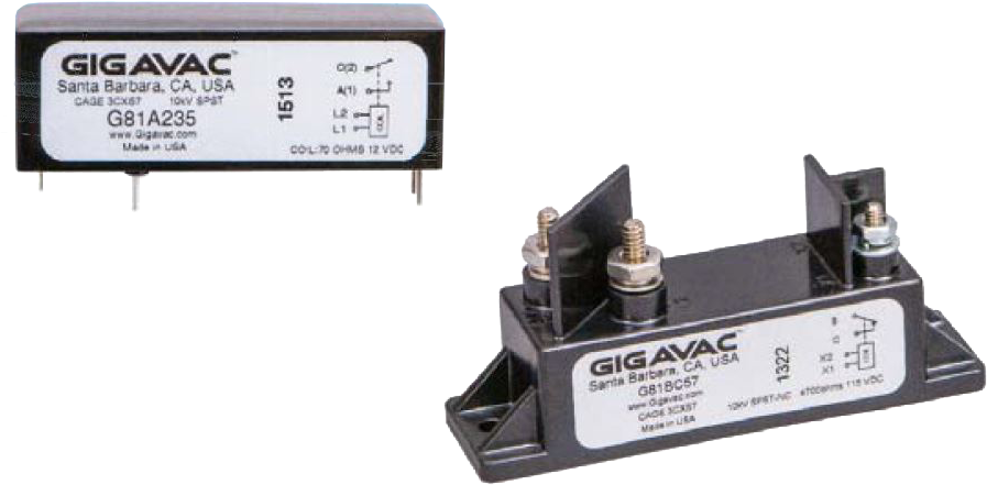 G81A High Voltage Relay Normally open (NO) 10kV - SCN